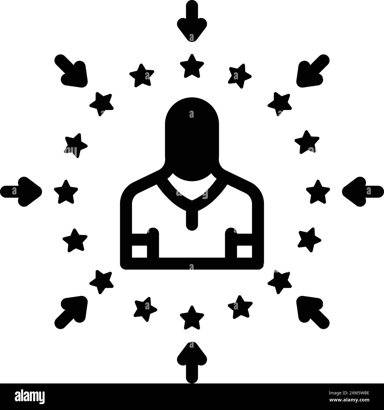 Icon for self promotion, self Stock Vector Image & Art - Alamy