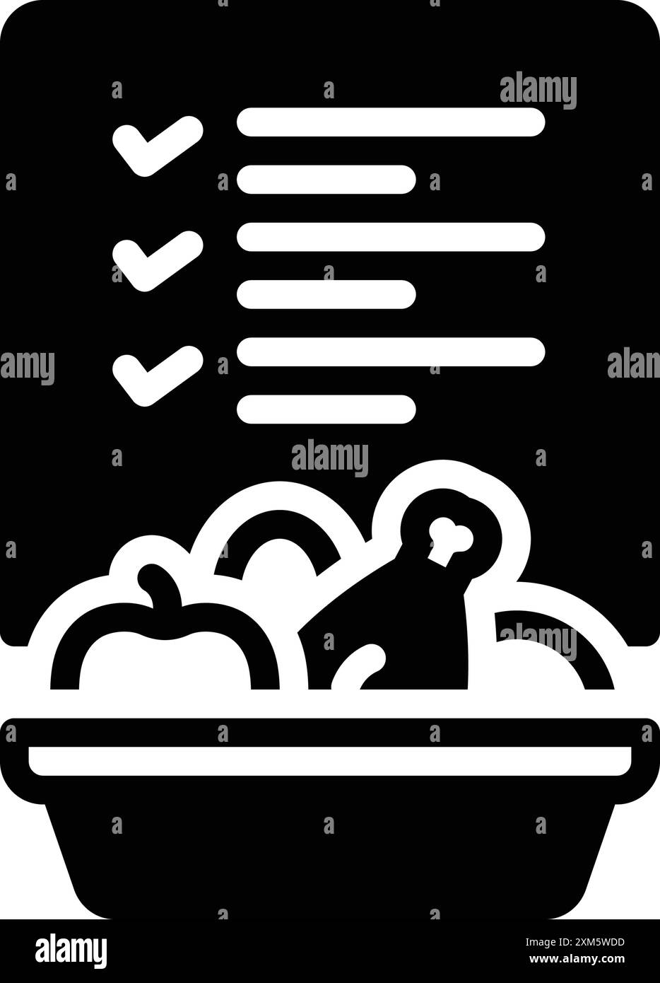 List sign icon content Cut Out Stock Images & Pictures - Alamy