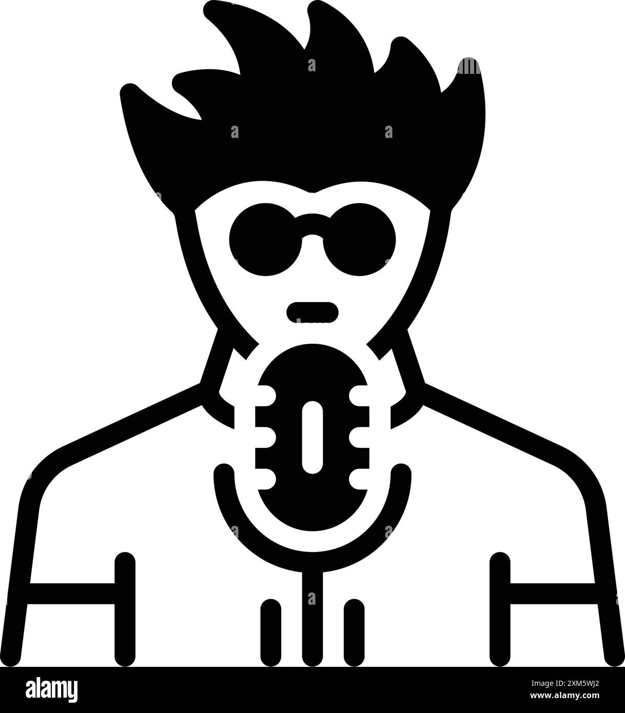 Singing vocal Stock Vector Images - Alamy