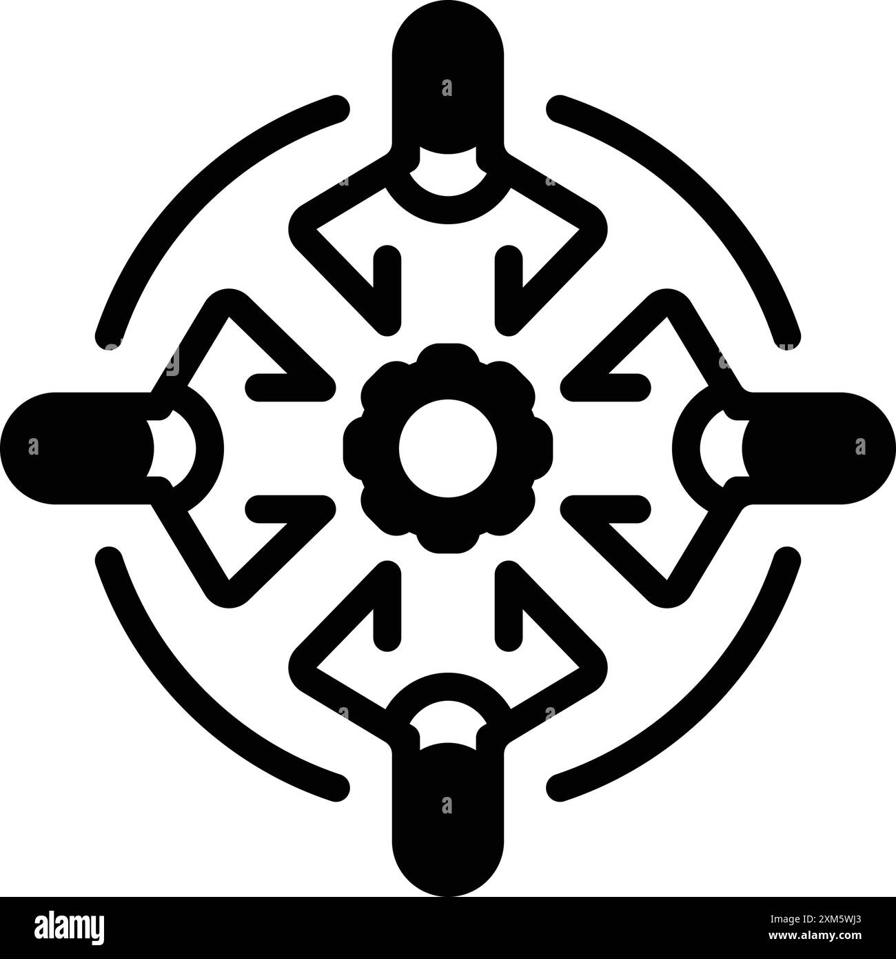 Icon for teamwork, fellow workers Stock Vector Image & Art - Alamy