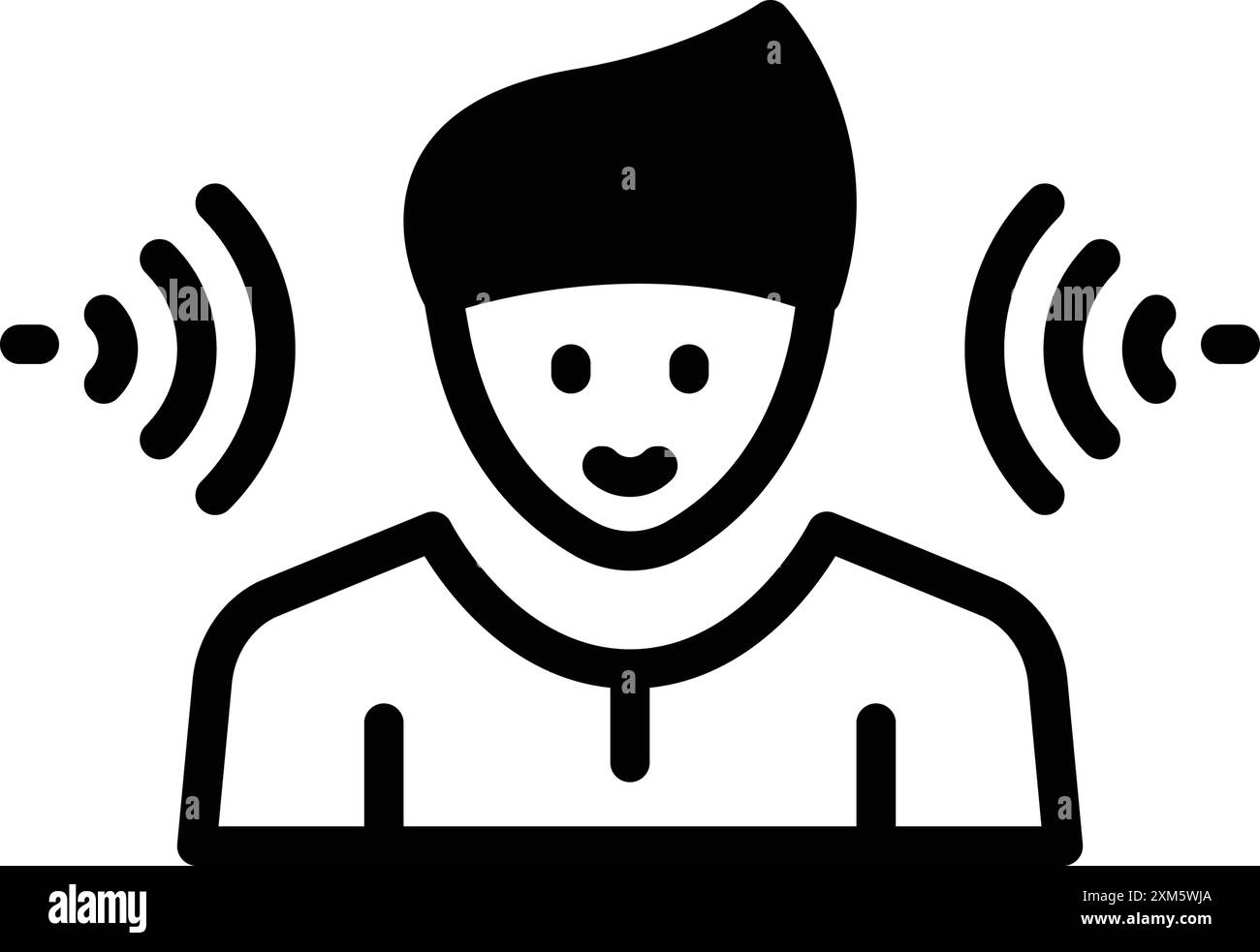 Icon for active listening, active Stock Vector Image & Art - Alamy