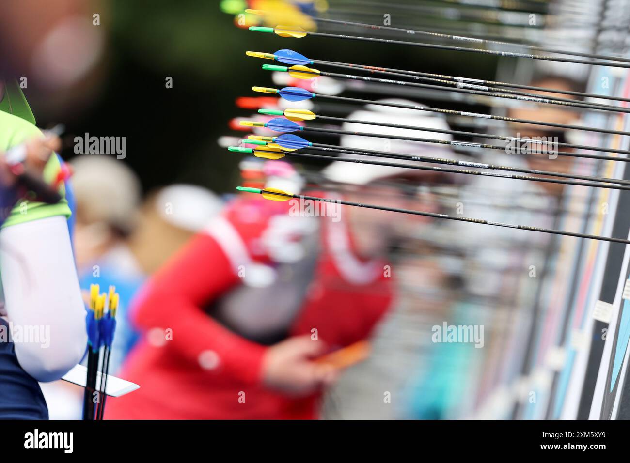 Paris, France. 25th July, 2024. General view Archery : Women's ...