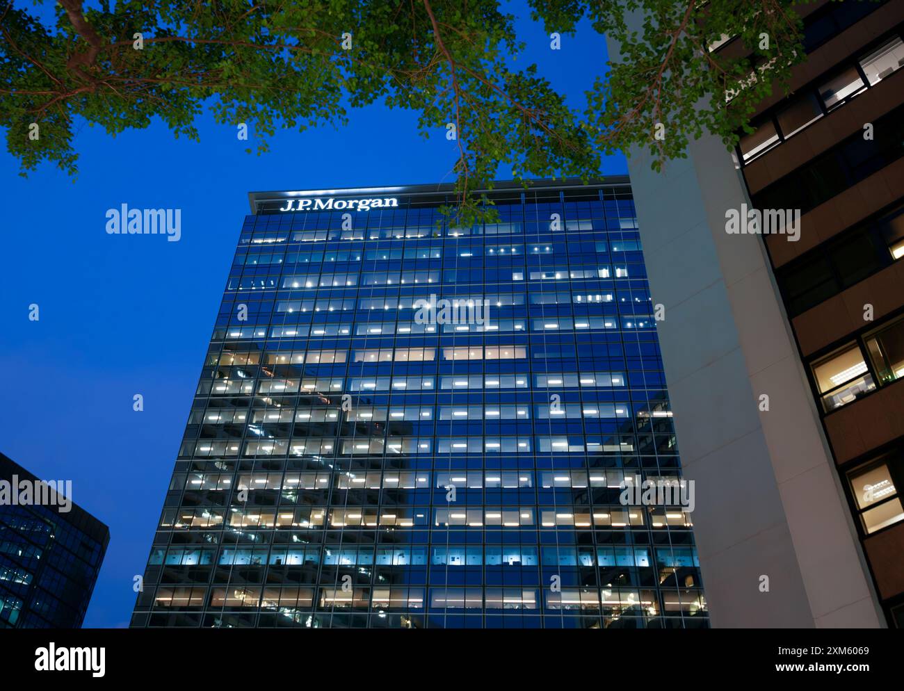 J.P. Morgan, Central financial district, Hong Kong, China Stock Photo ...
