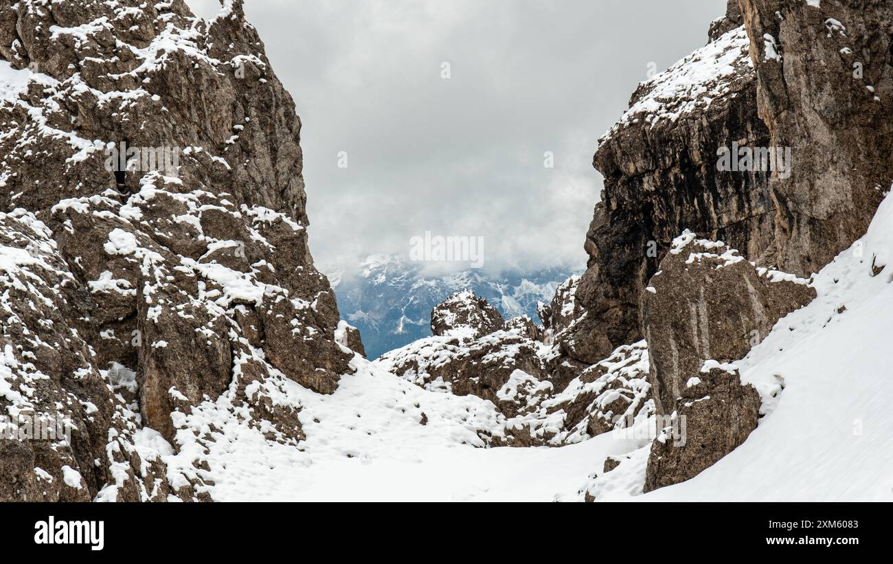 Hiking the Cir Group in June reveals a stunning snowy landscape veiled ...