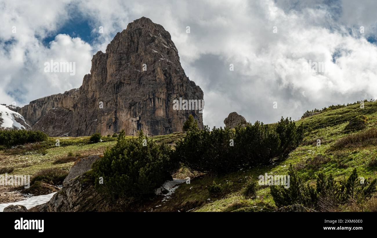 Gardena Pass offers a scenic gateway to the Dolomites, showcasing some ...