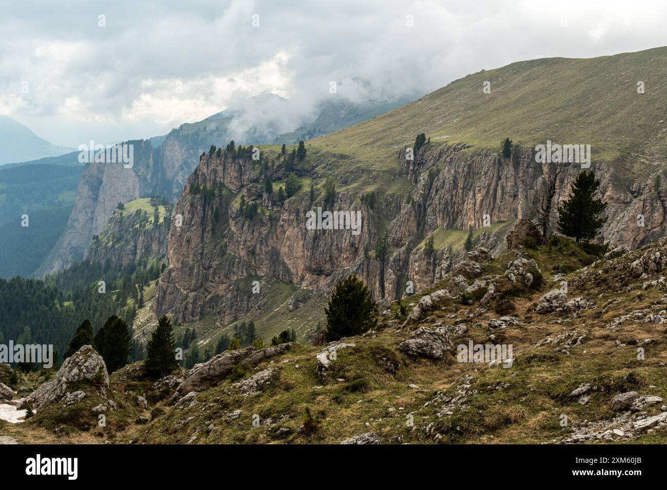 From Val Vallunga, the panoramic mountain views reveal the majestic and ...