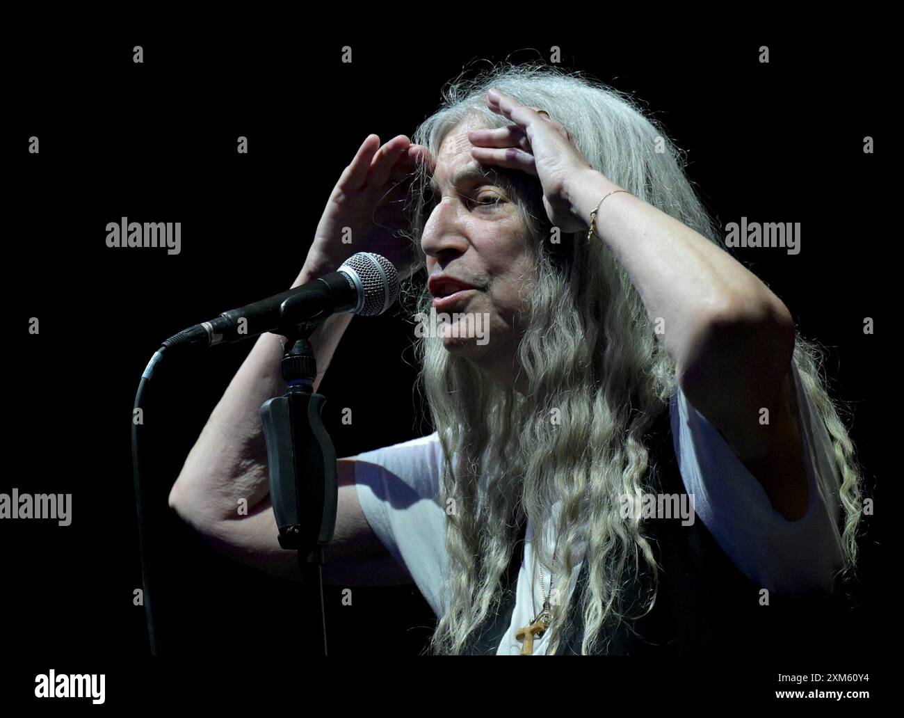 Patti Smith during a concert by the "Patti Smith Quartet" on Thursday ...