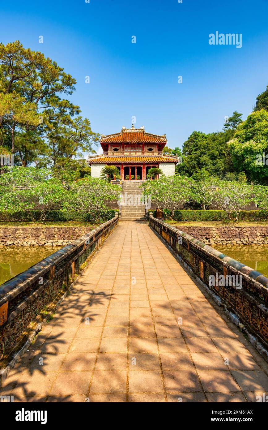 Minh Mang tomb near the Imperial City with the Purple Forbidden City ...