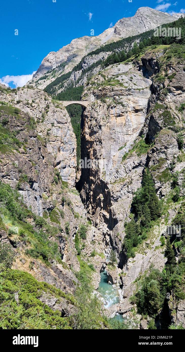 Ubaye chatelet bridge hi-res stock photography and images - Alamy