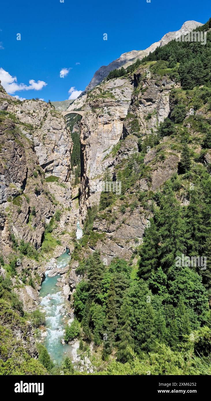 Ubaye chatelet bridge hi-res stock photography and images - Alamy