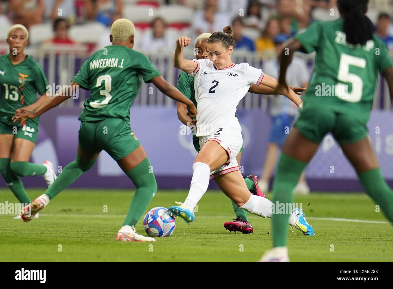 Emily Fox (USA), Football, Women's Group B between United States and ...