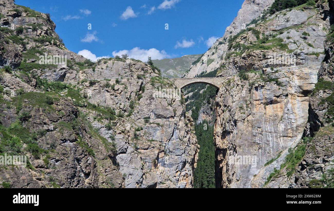 Ubaye chatelet bridge hi-res stock photography and images - Alamy