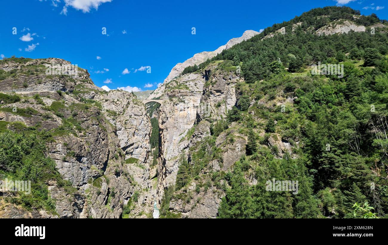 Ubaye chatelet bridge hi-res stock photography and images - Alamy