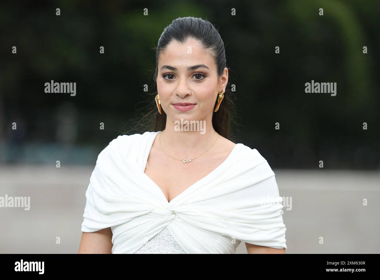 Paris, France. 25th July, 2024. Yusra Mardini attending The Prelude to ...