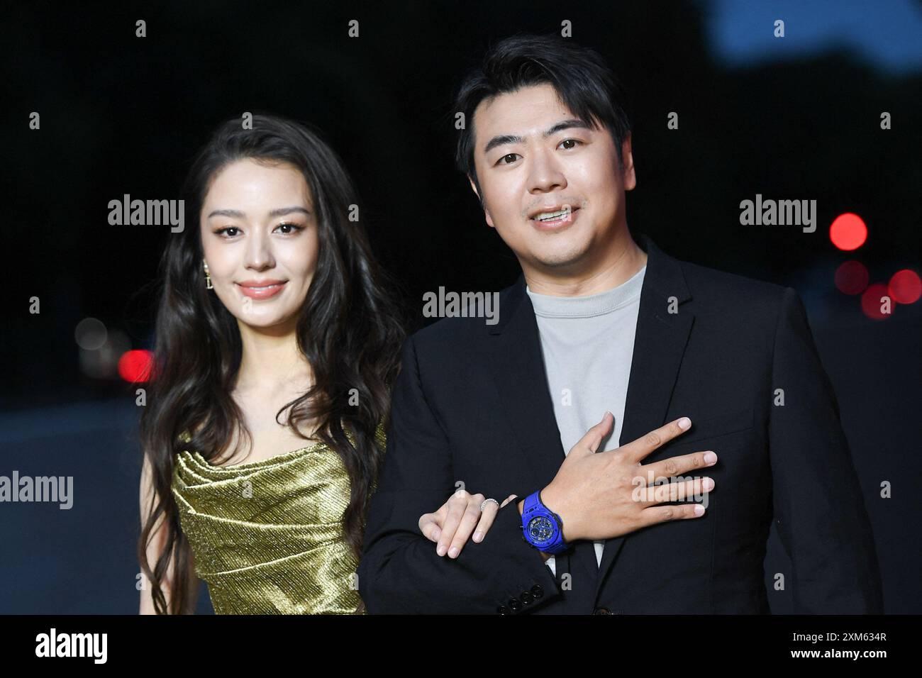 Paris, France. 25th July, 2024. Gina Alice Redlinger and Lang Lang ...