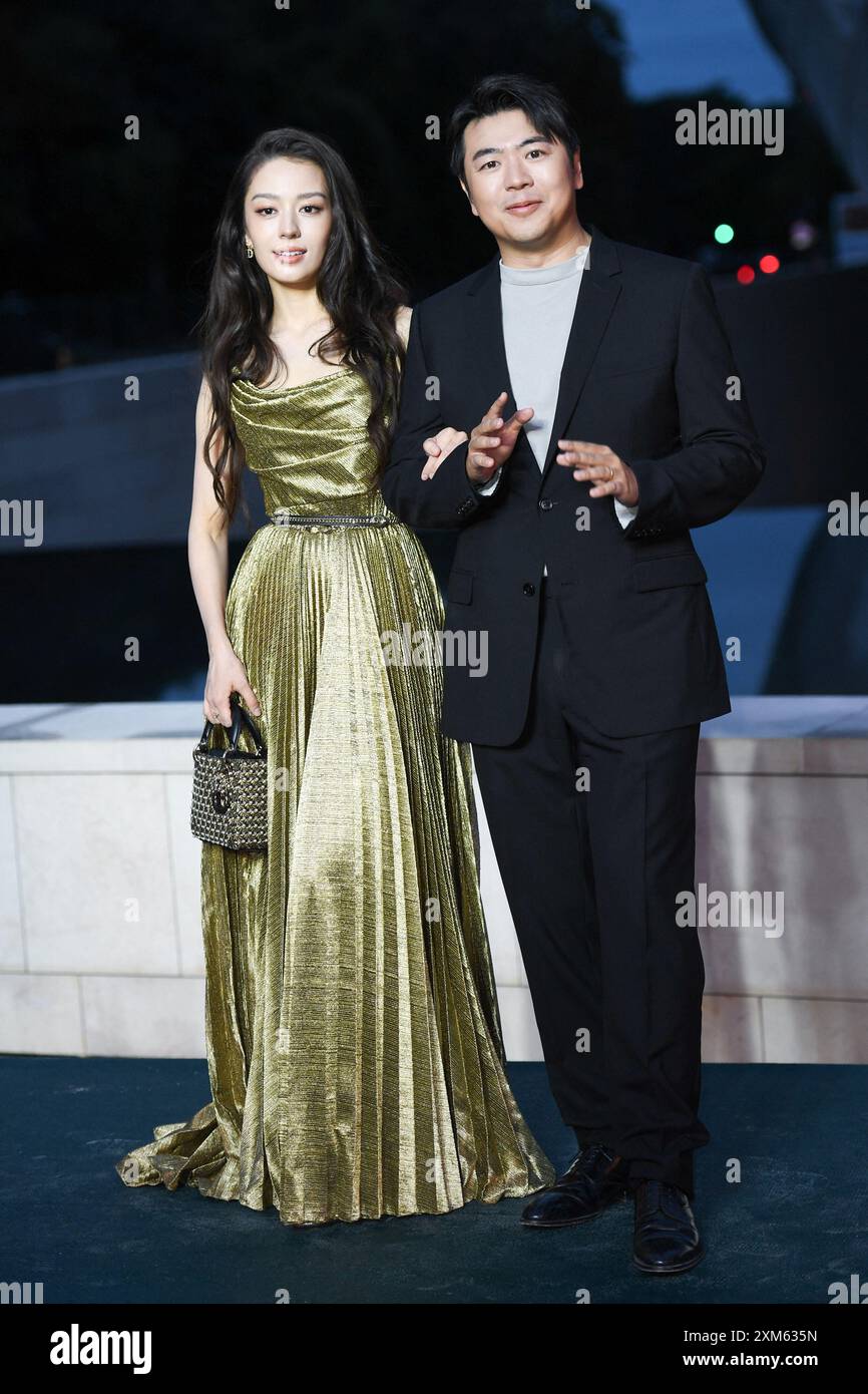Paris, France. 25th July, 2024. Gina Alice Redlinger and Lang Lang ...