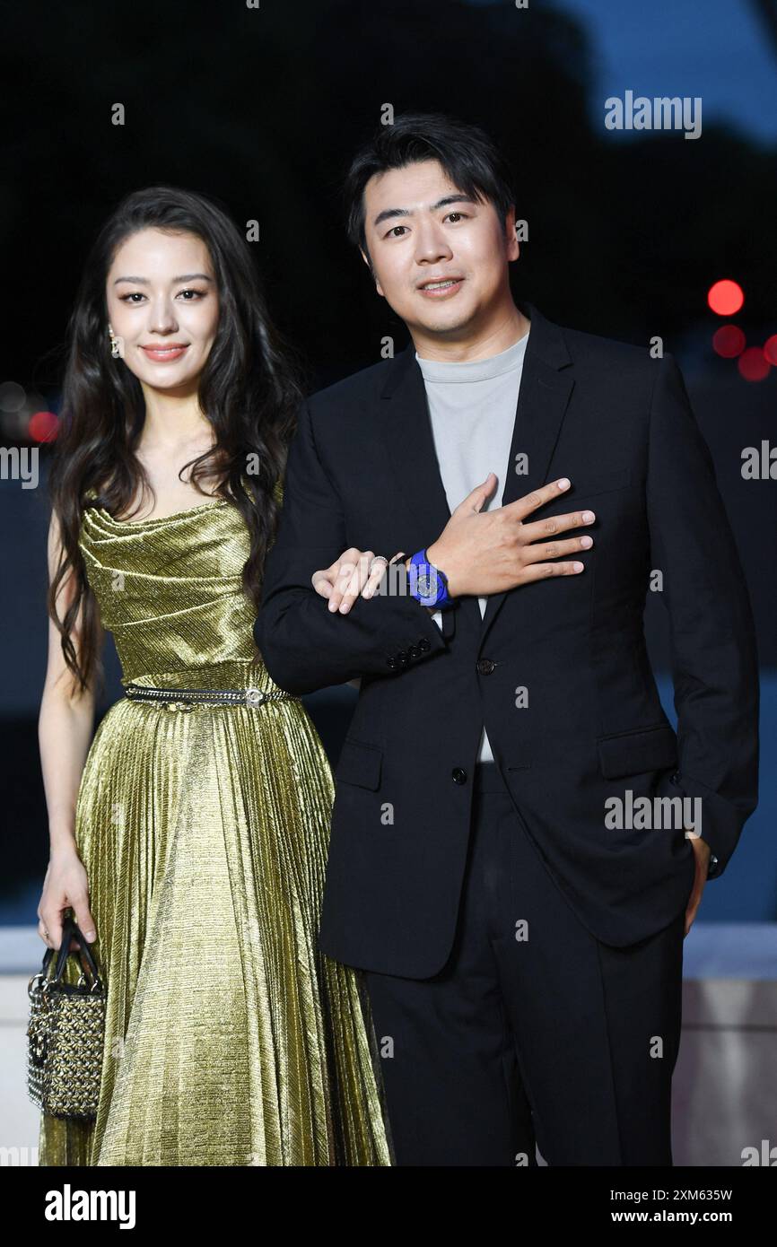 Paris, France. 25th July, 2024. Gina Alice Redlinger and Lang Lang ...