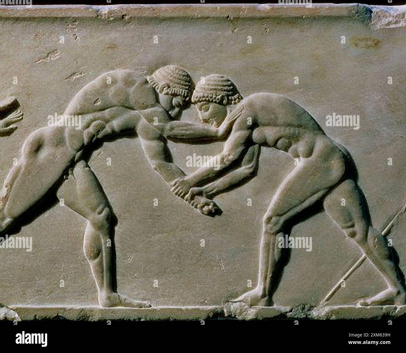 Greek wrestlers hi-res stock photography and images - Alamy