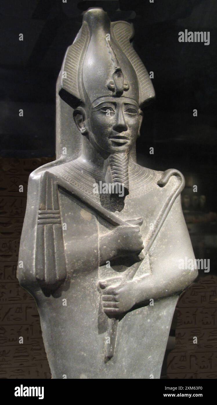 7252. Statue of Osiris, the god of fertility, agriculture, the ...