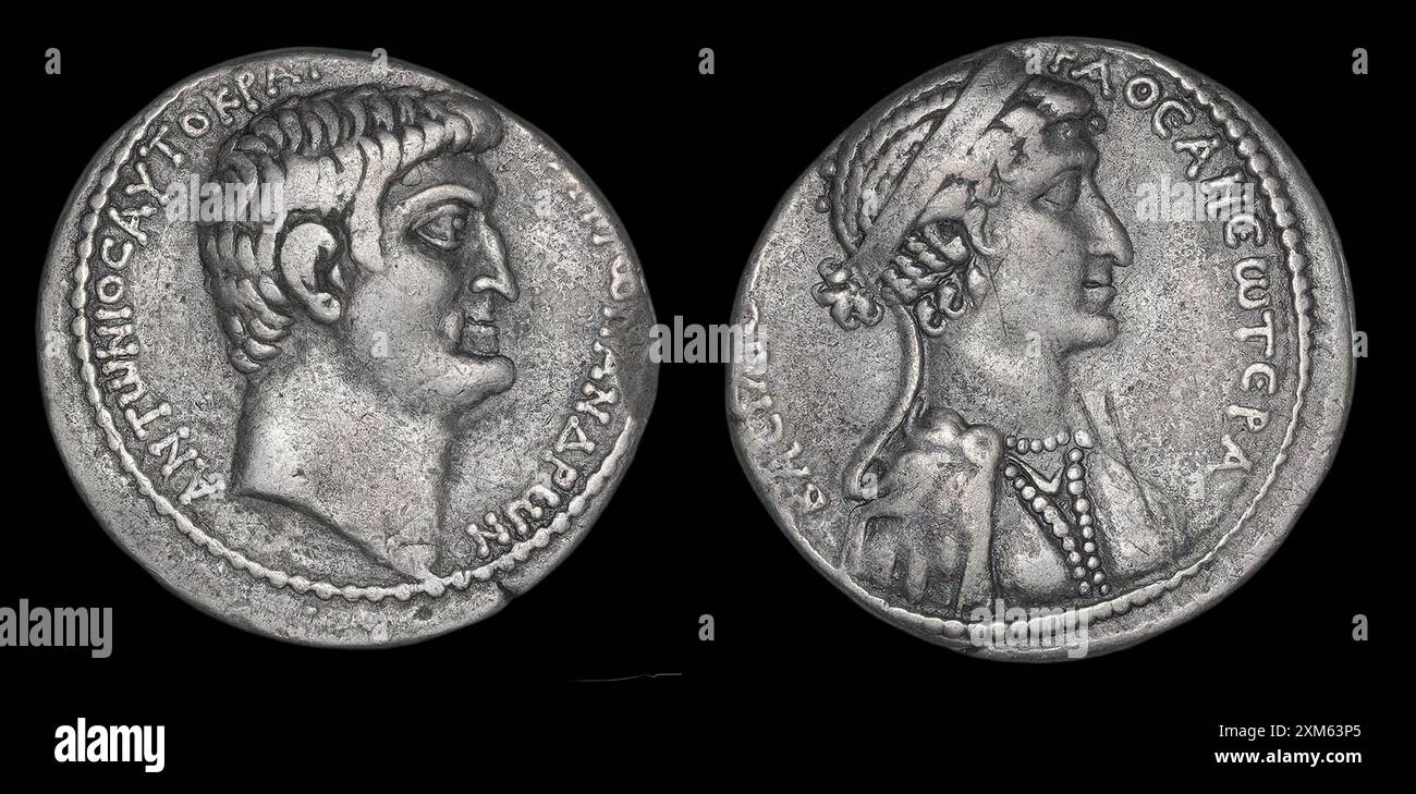 Cleopatra coin hi-res stock photography and images - Alamy
