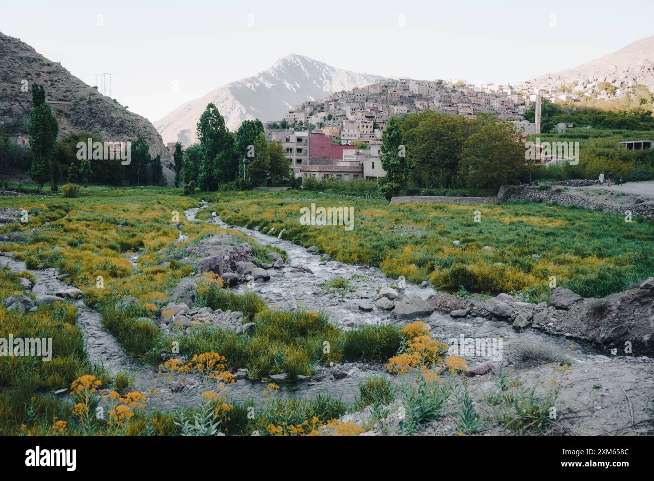High Atlas Mountains - Imlil Valley Marrakech Morocco Stock Photo - Alamy