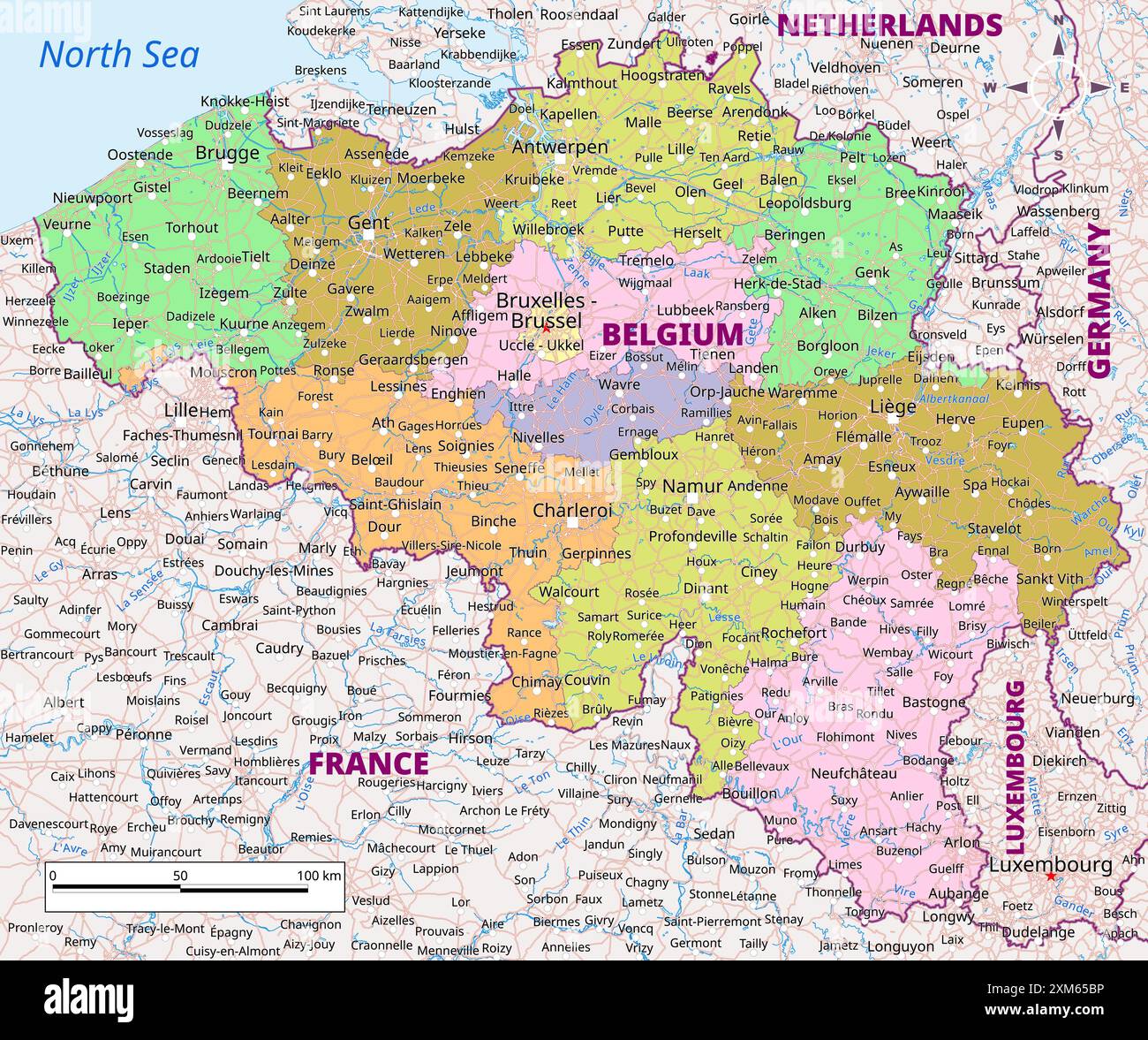 Ghent belgium Stock Vector Images - Alamy