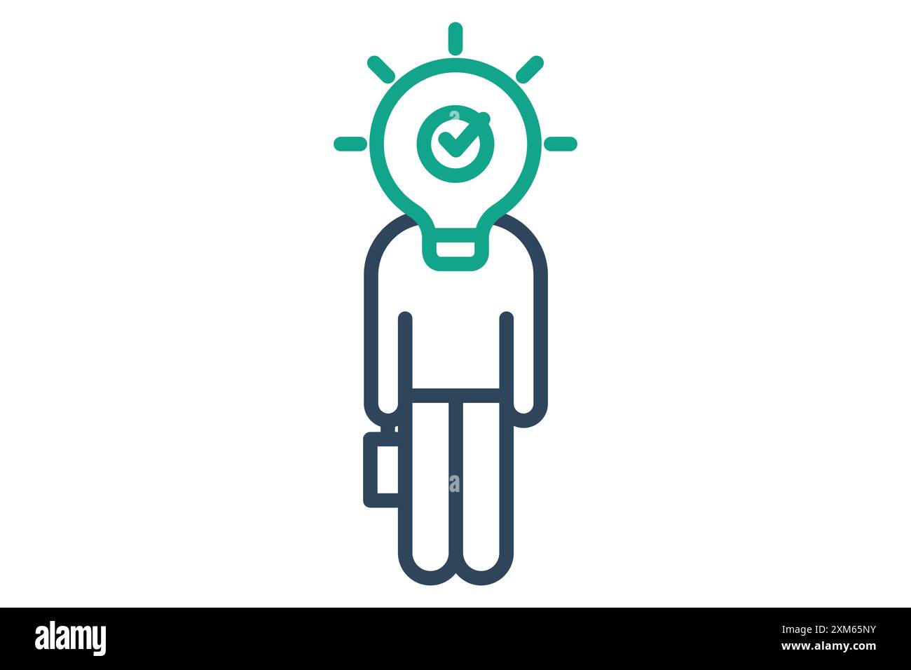 Brand awareness icon. people with lightbulb. icon related to recognize ...