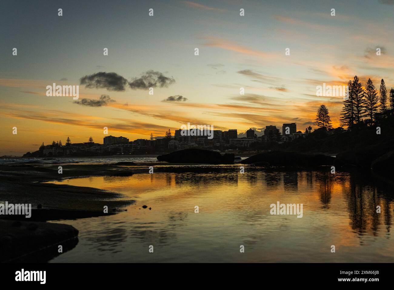 Caloundra skyline sunshine coast hi-res stock photography and images ...
