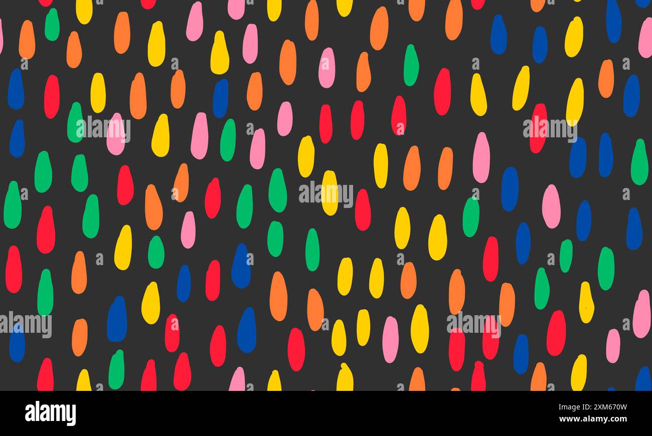 Colorful simple seamless pattern with small dashes. Vector wallpaper ...