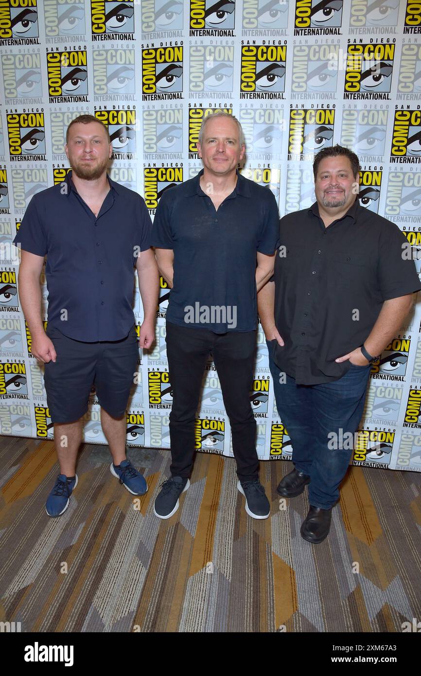 Casey Pyke, Erik Winquist und Dan Zimmerman beim Photocall zu 'Kingdom ...