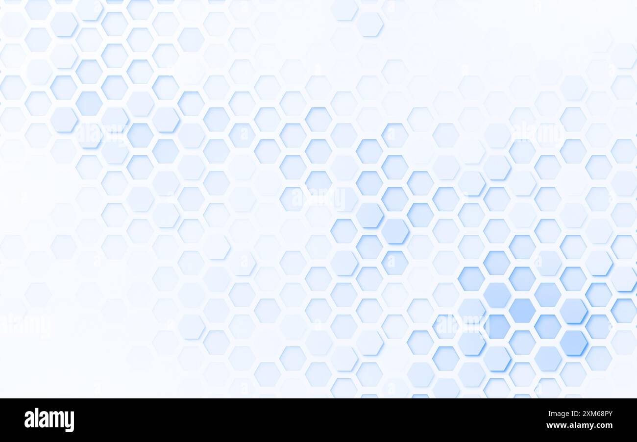 3d hexagon grid hi-res stock photography and images - Alamy