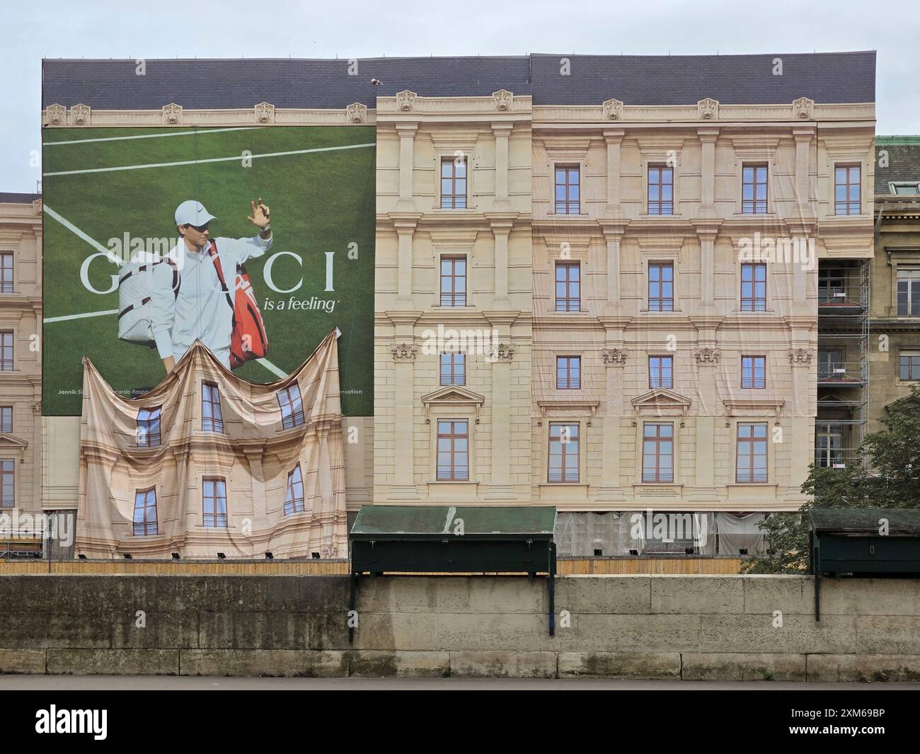 Hide the advertising on the route of the opening ceremony of the Paris ...