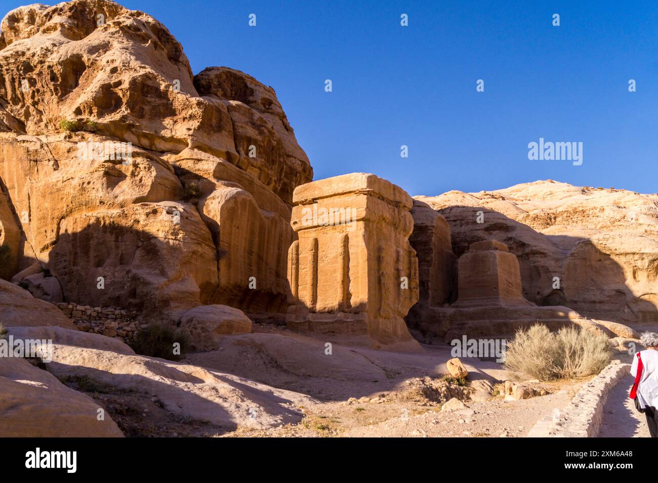 Nabatean tombs, Street of Facades, UNESCO World Heritage Site of Petra ...