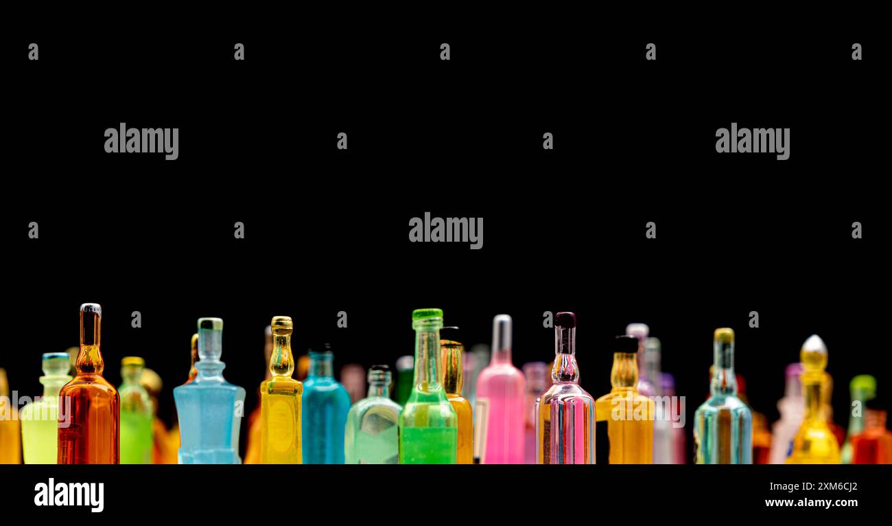 Miniature resin drink bottles hi-res stock photography and images - Alamy