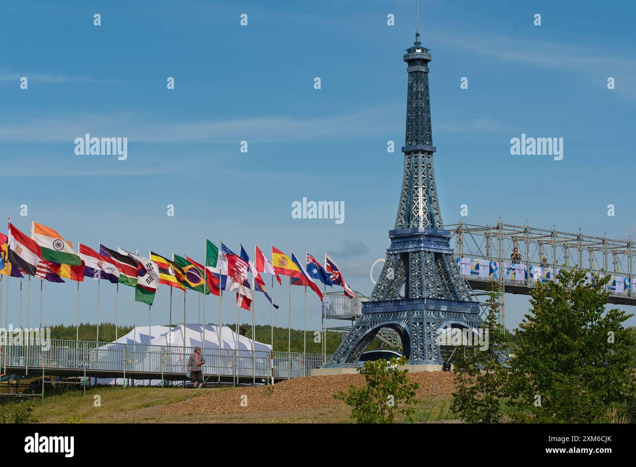 Opening of the Paris 2024 Olympic Festival in Most, Czech Republic on ...