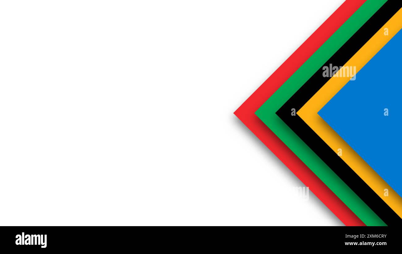 Abstract colored background for the Olympic Games. Geometric shapes in ...