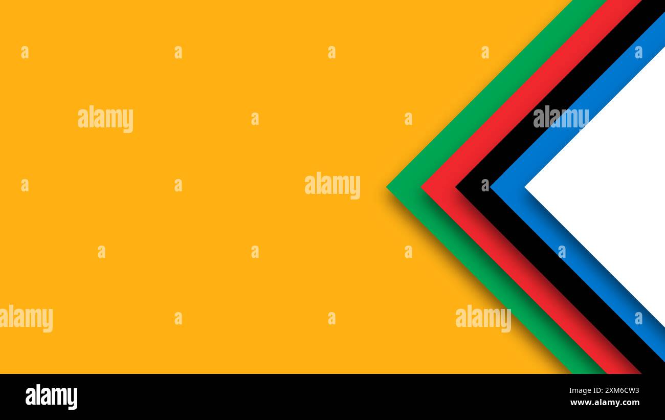 Abstract colored background for the Olympic Games. Geometric shapes in ...