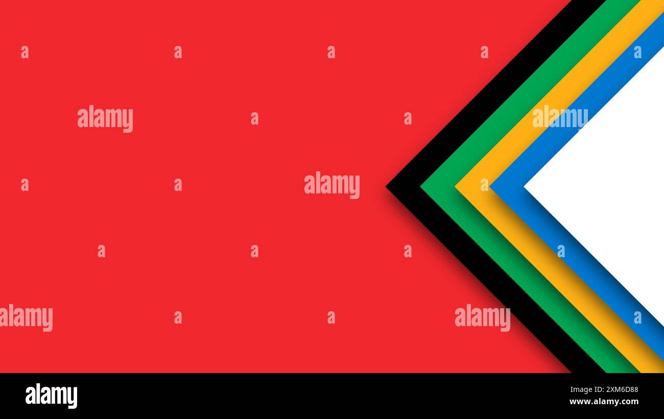 Abstract colored background for the Olympic Games. Geometric shapes in ...