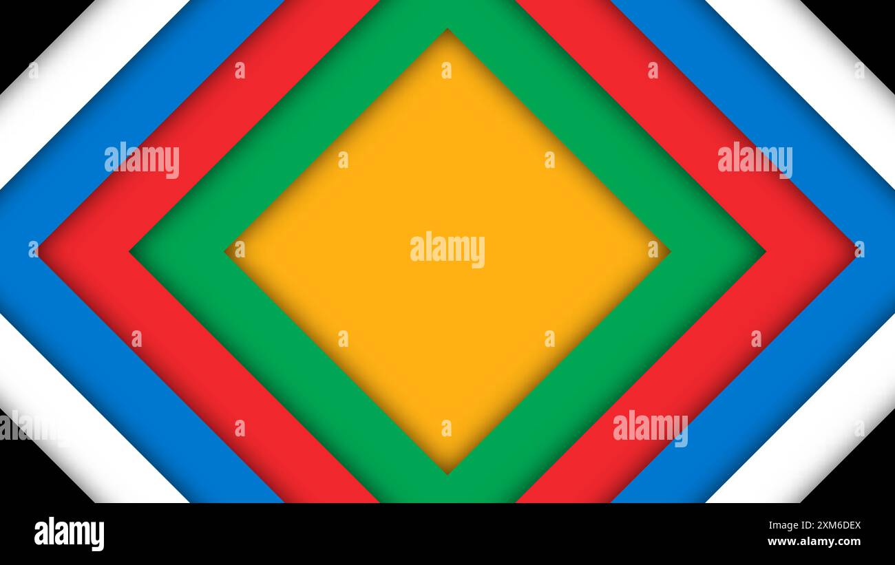 Abstract colored background for the Olympic Games. Geometric shapes in ...