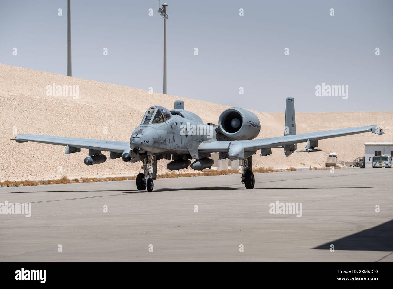 An A-10 Thunderbolt II assigned to the 107th Expeditionary Fighter ...