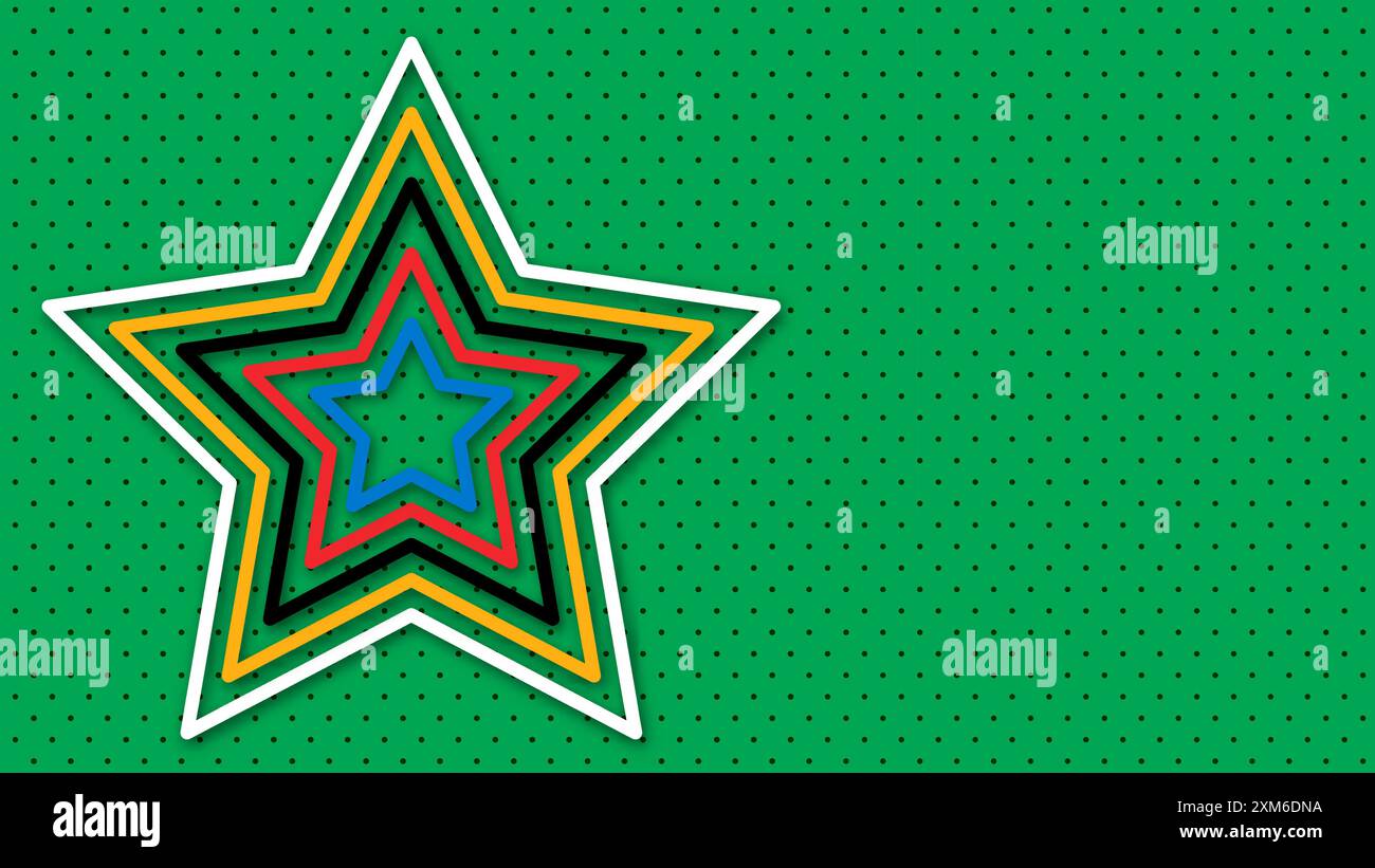 Abstract colored background for the Olympic Games. Geometric shapes in ...