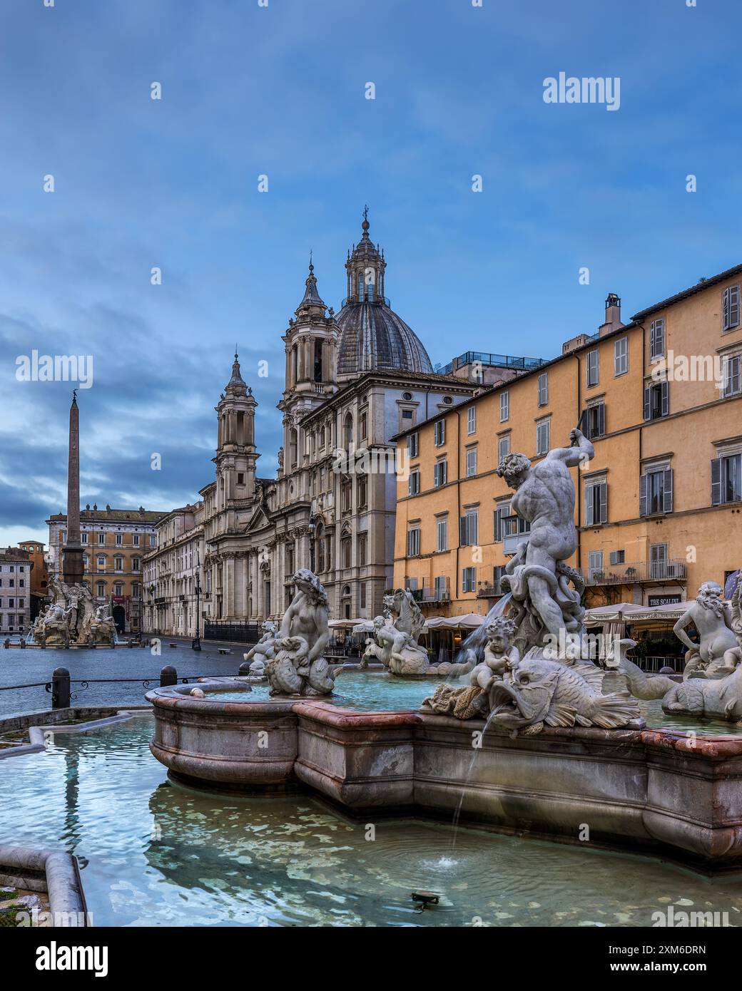 Piazza navona in downtown rome hi-res stock photography and images - Alamy