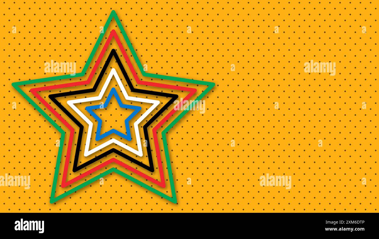 Abstract colored background for the Olympic Games. Geometric shapes in ...