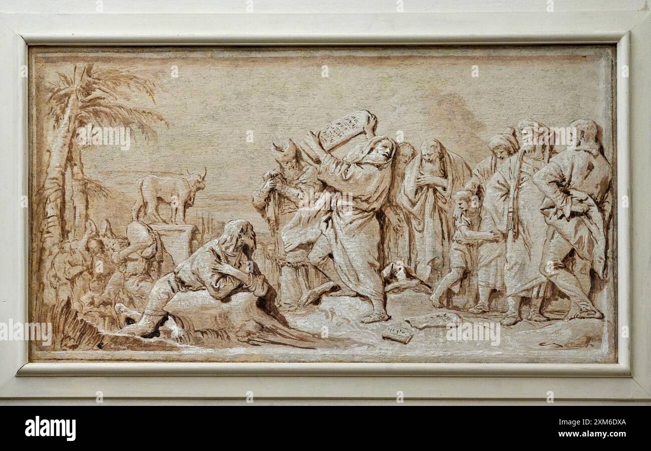 Mose con le tavole della legge hi-res stock photography and images - Alamy