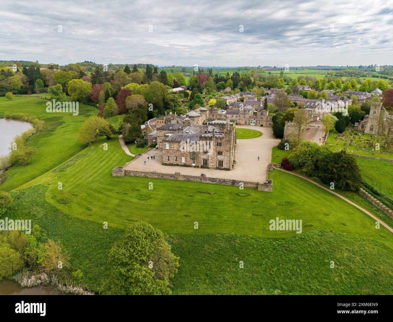 Ripley Castle, North Yorkshire Stock Photo - Alamy