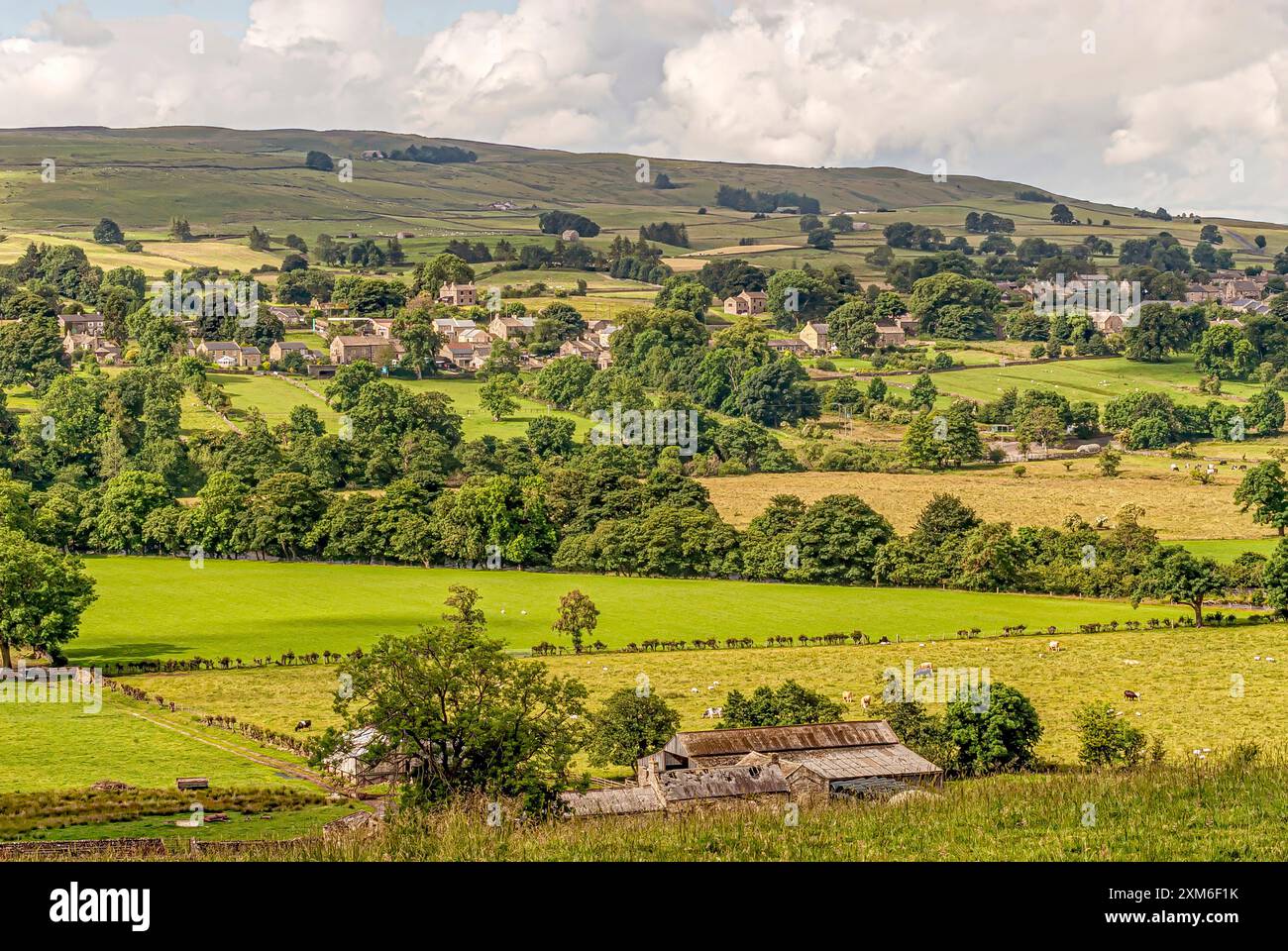 Landscape at The North Pennines, Yorkshire, England Stock Photo - Alamy