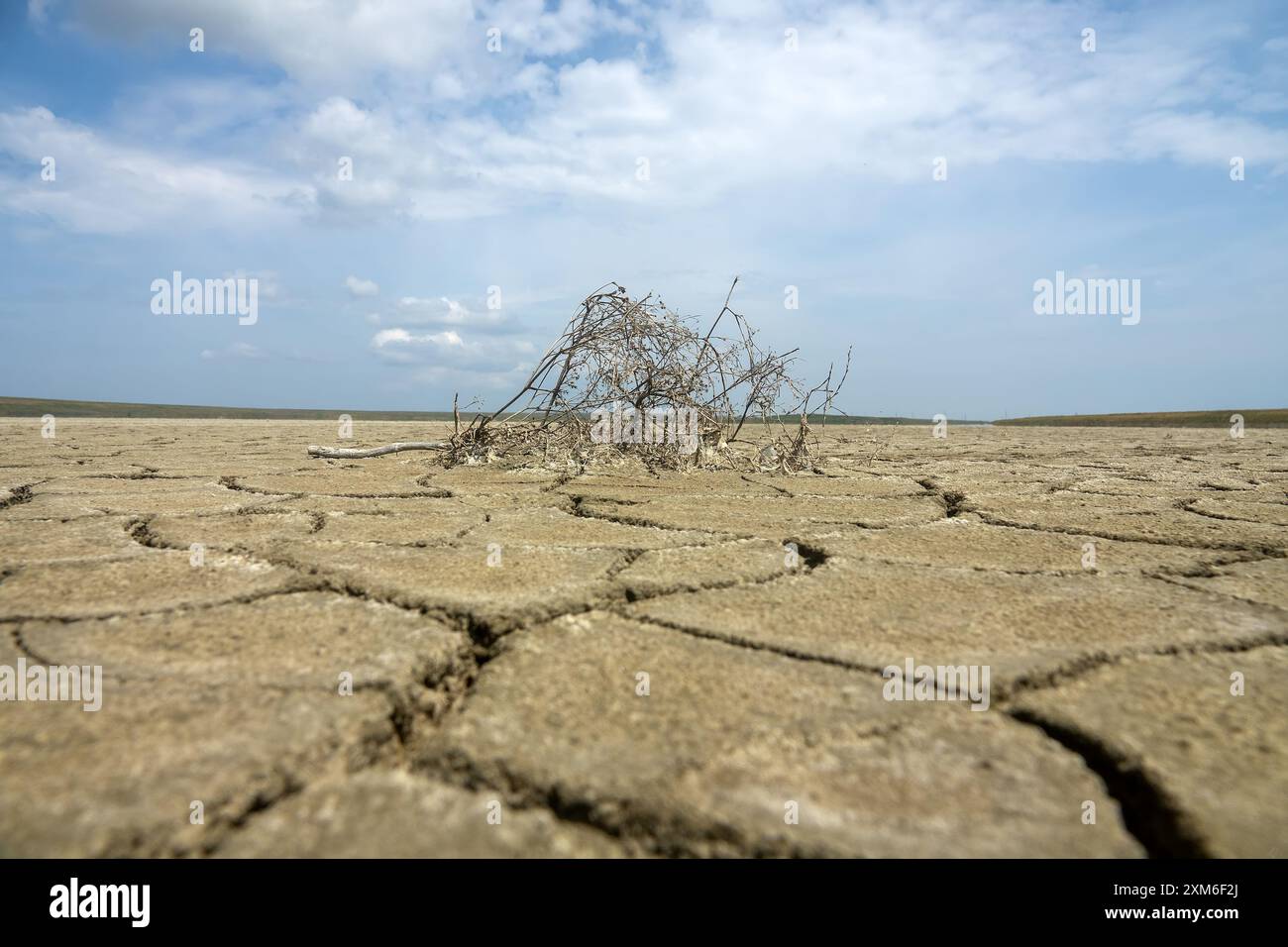 Image of heat and drought. Global warminga (man-made climate change ...