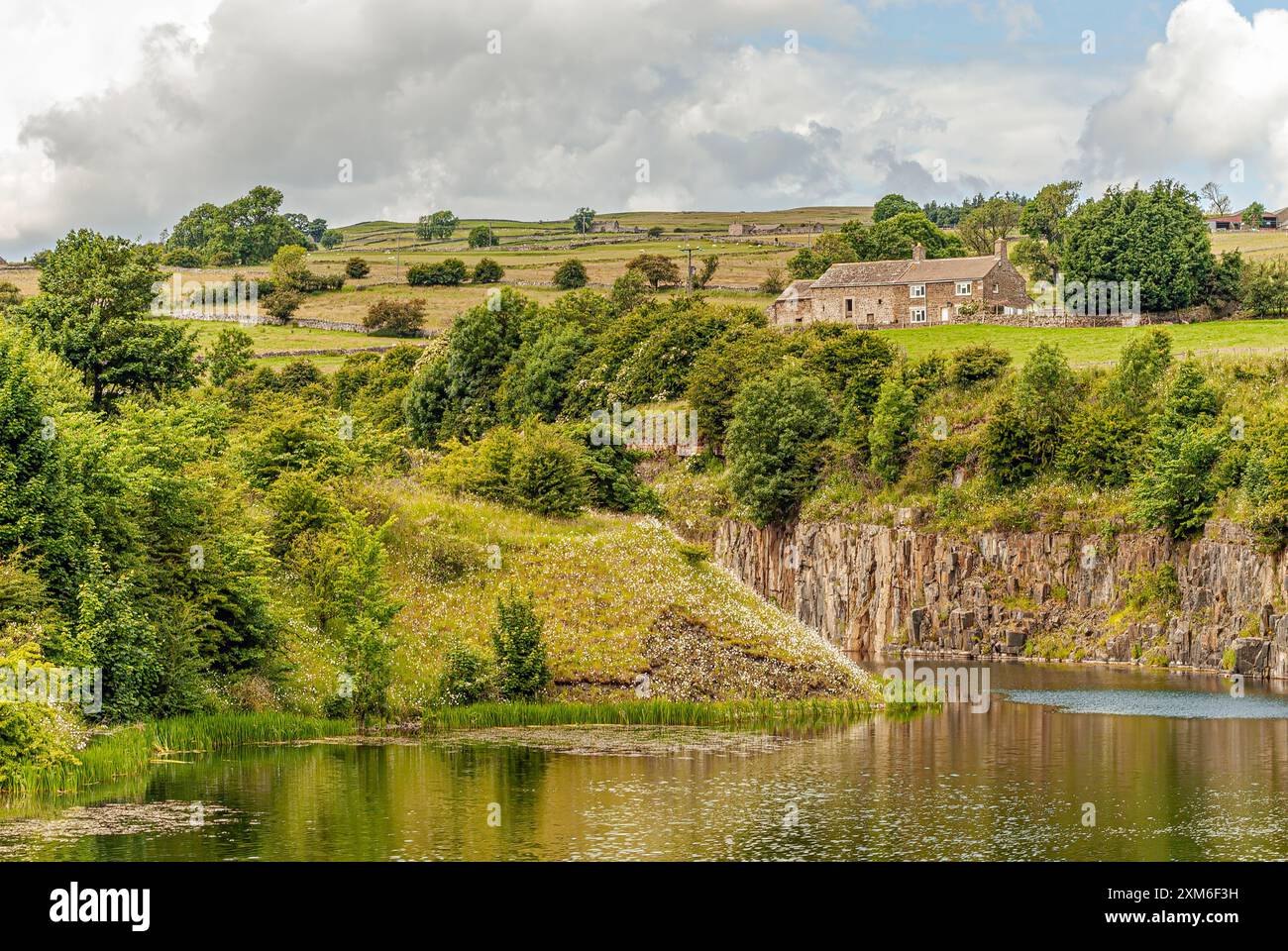 Landscape at The North Pennines, Yorkshire, England Stock Photo - Alamy