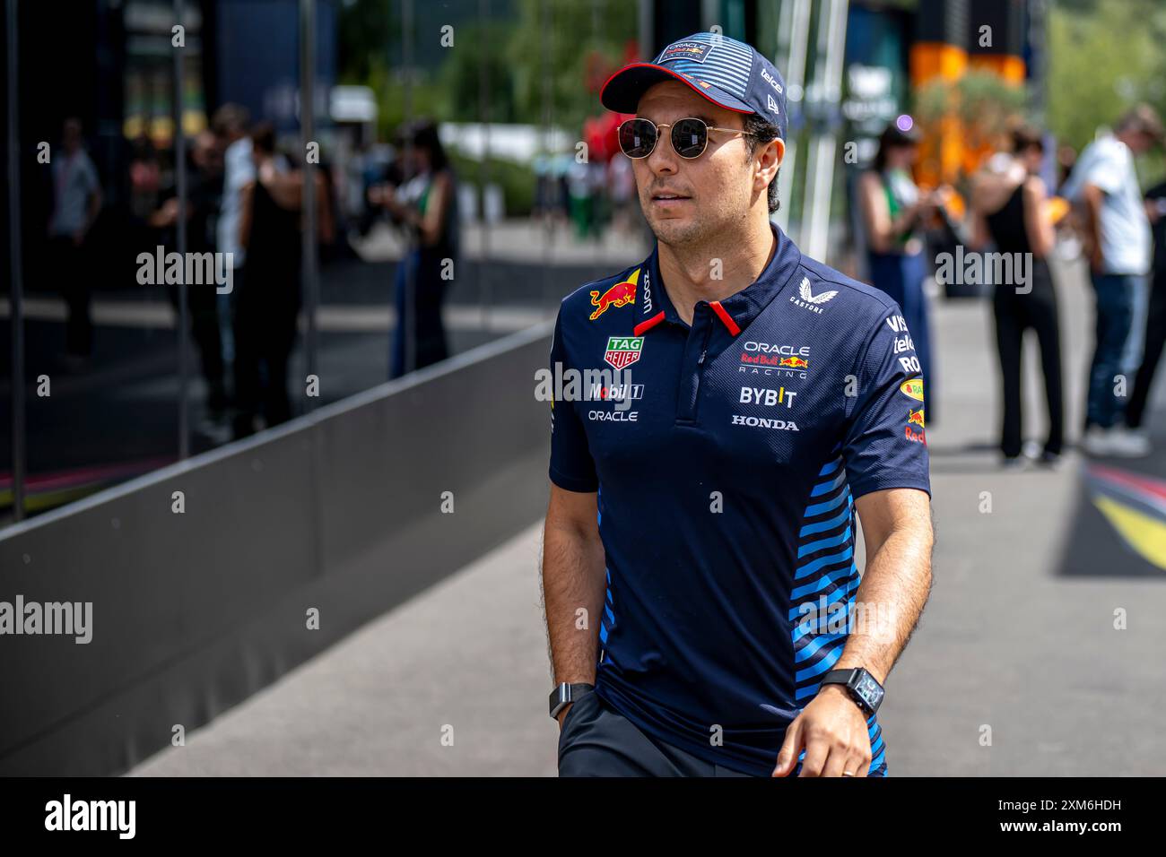 Stavelot, Belgium, 25th Jul 2024, Sergio Perez, from Mexico competes ...