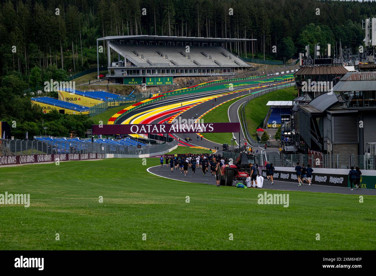 Stavelot, Belgium, 25th Jul 2024, Pierre Gasly, from France competes ...